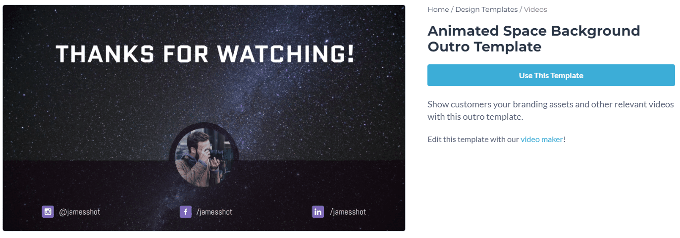 10 Stunning YouTube Outro Templates to End Your Videos with a Bang ...